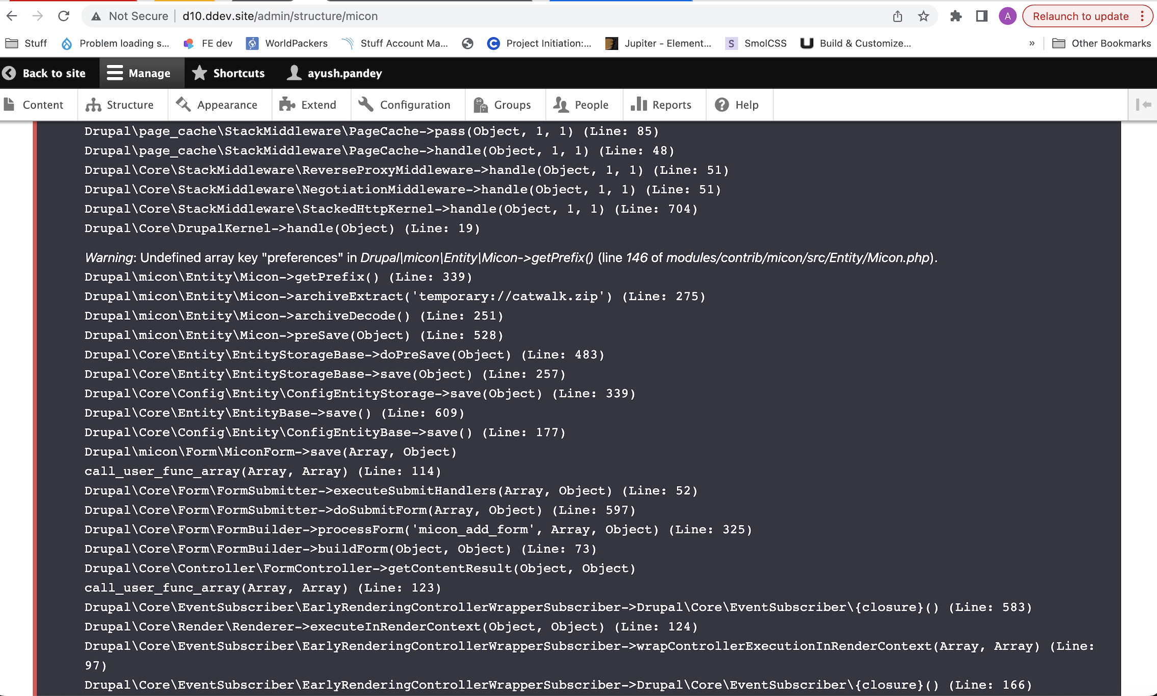 Multiple errors while creating a package [#3399446] | Drupal.org